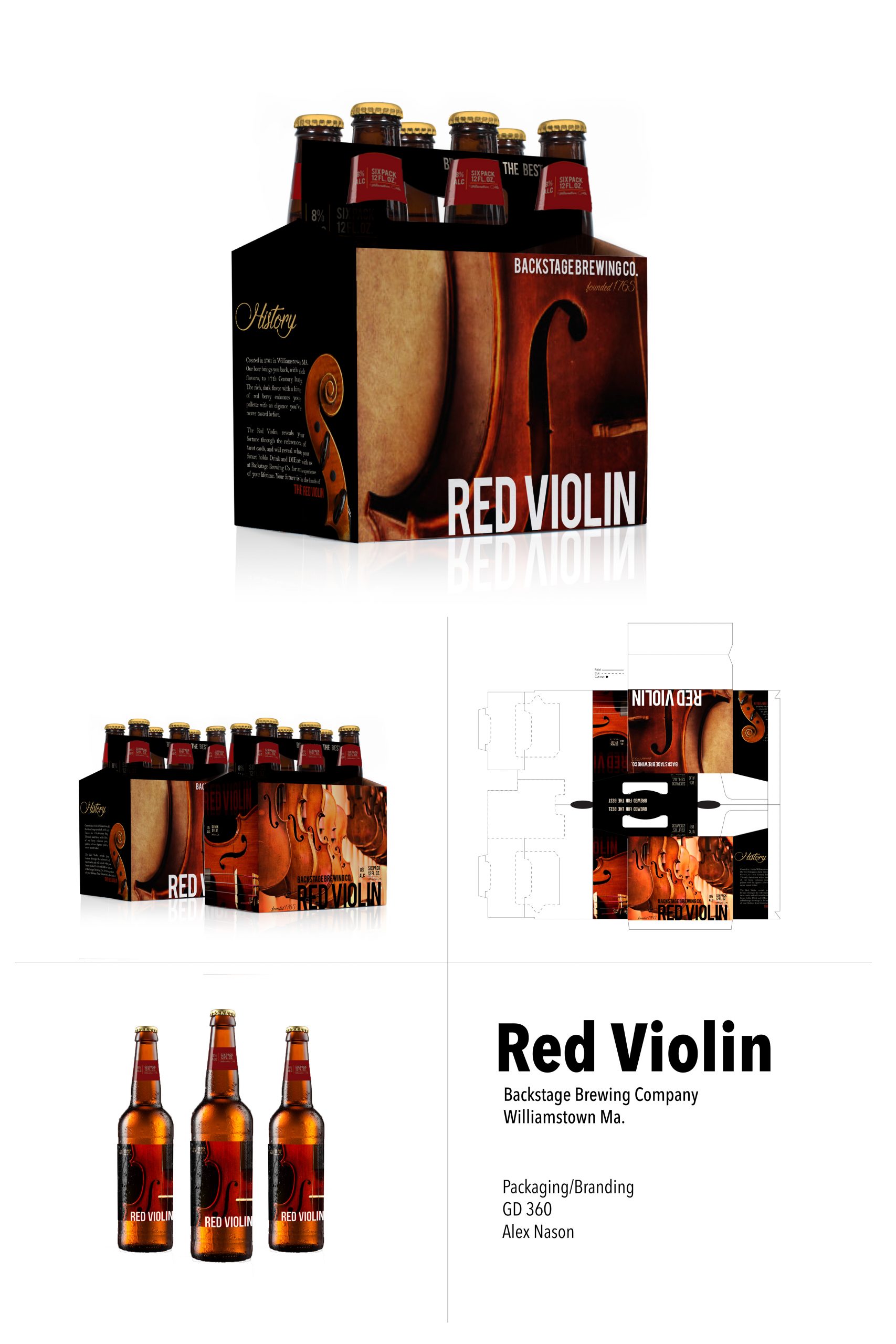 Red Violin Beer – Alex Nason Designs