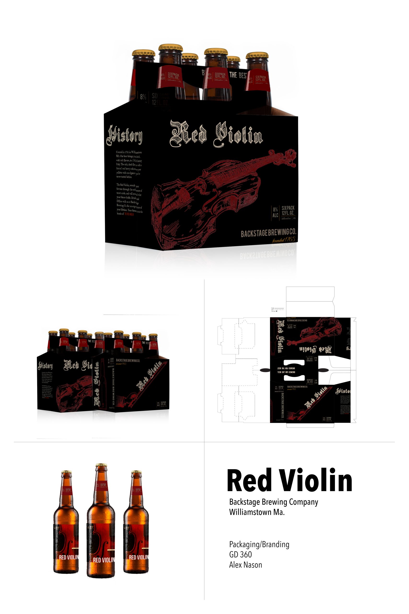 Red Violin Beer – Alex Nason Designs